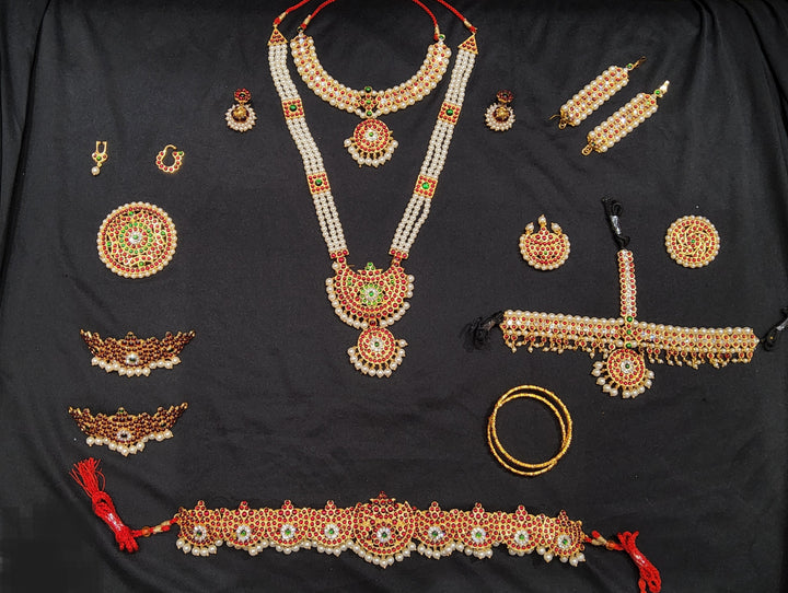 Imitation Dance Full Jewellery Set | Classical Dance – shanthitailors