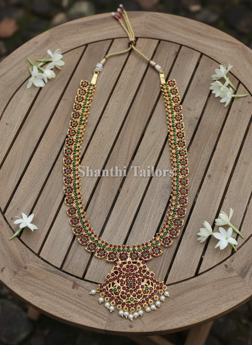 3MM Mango Pathakam Haram | Dance Jewellery 2025 – shanthitailors